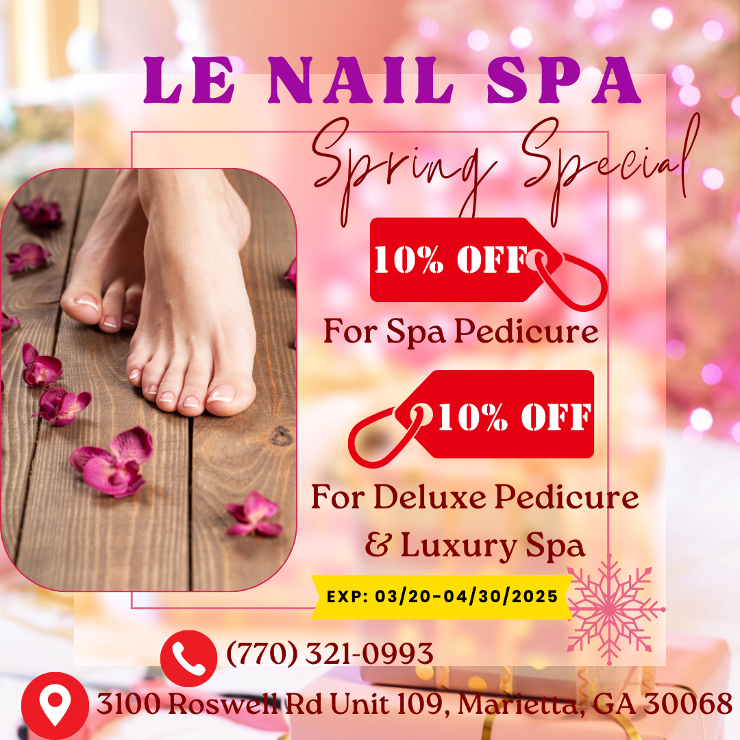 Le Nail Spa Best Nail Salon In Marietta